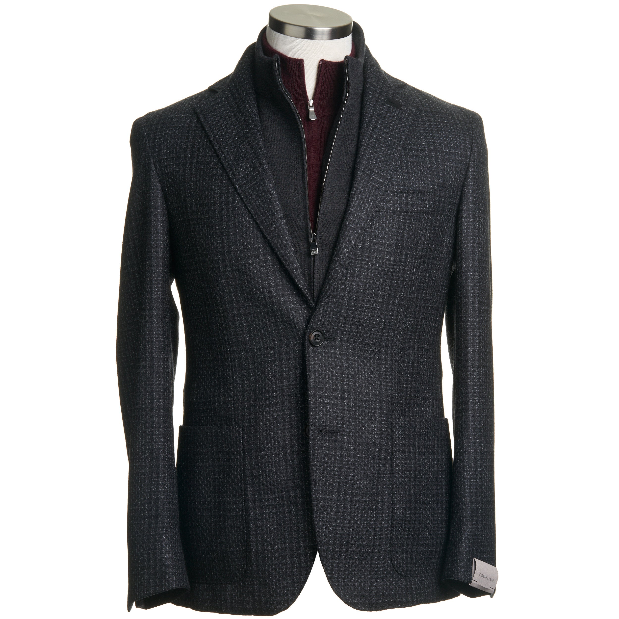 Corneliani ID Jacket In Dark Grey – Uomo San Francisco