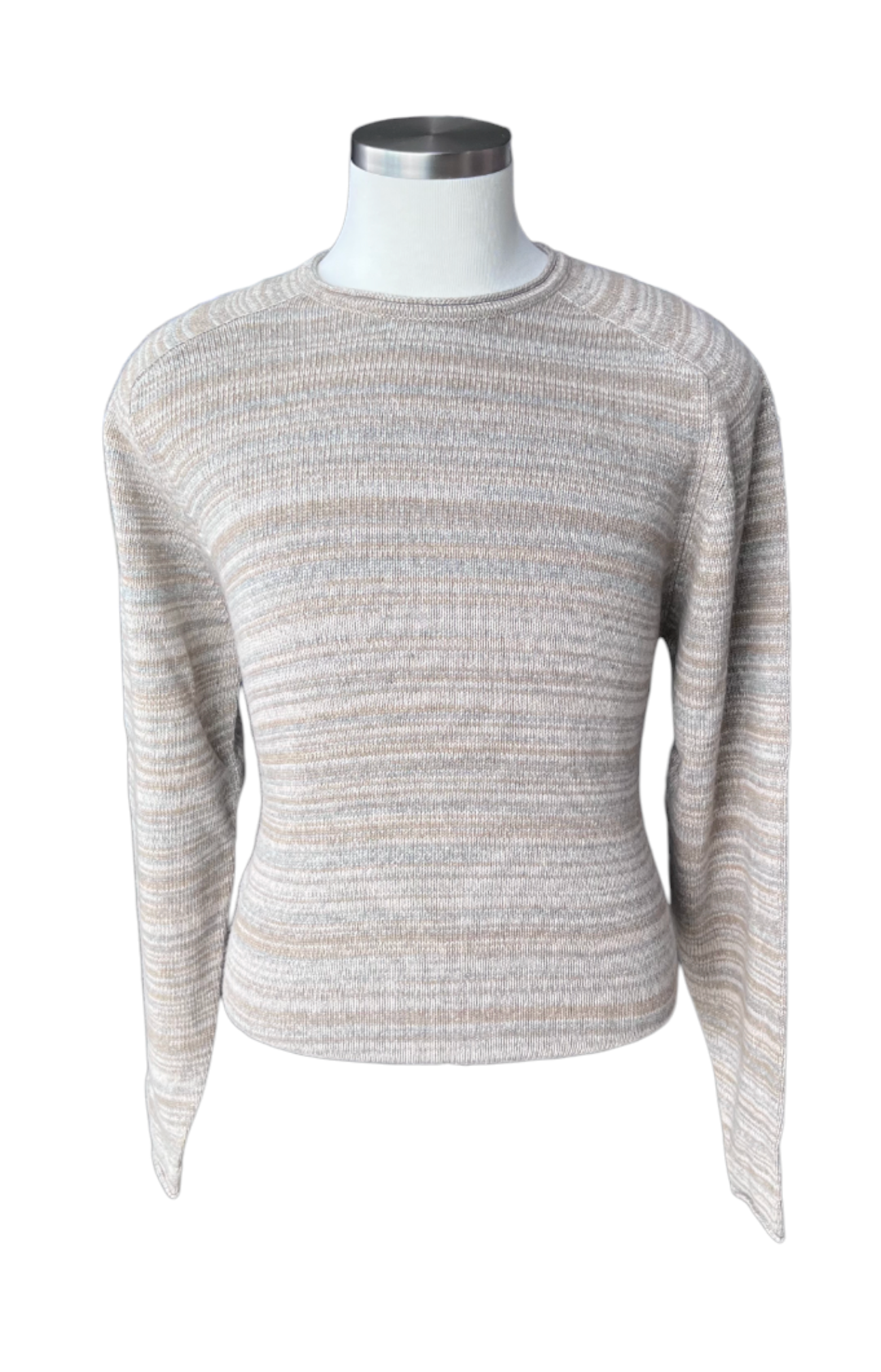 Codice Crew Neck Sweater in Wool & Cashmere in Beige – Uomo San Francisco